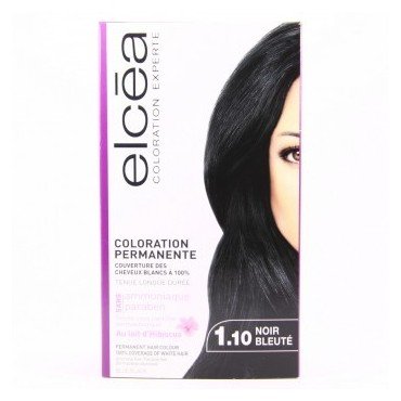 ELCÉA COLORATION PERMANENTE Noir bleute 1.10 – parabiosain