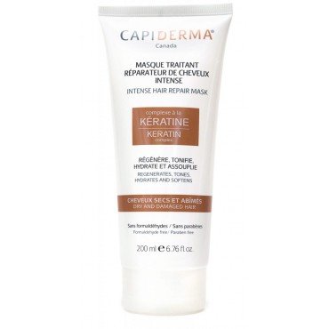 CAPIDERMA MASQUE TRAITANT REPARATEUR DE CHEVEUX INTENSIF 200ml ...